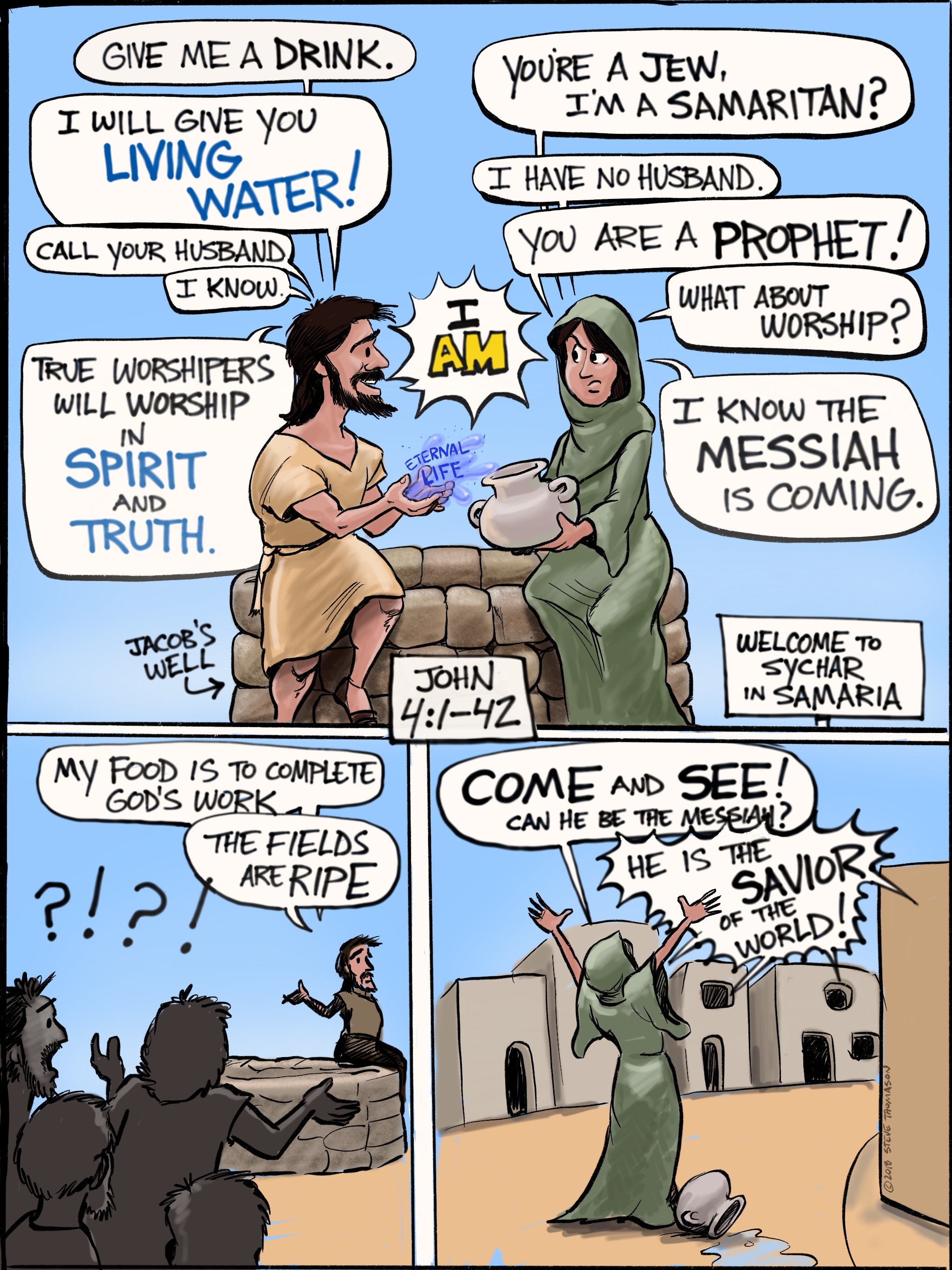 The Woman At The Well A Sermon On John 4 1 42 Steve Thomason