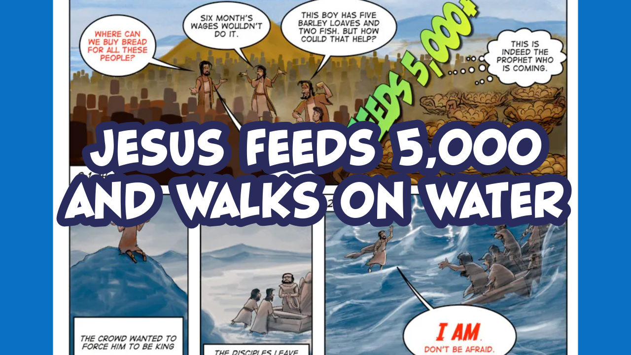 Jesus Feeds 5,000 and Walks on Water | Visual Lectionary Resources for ...
