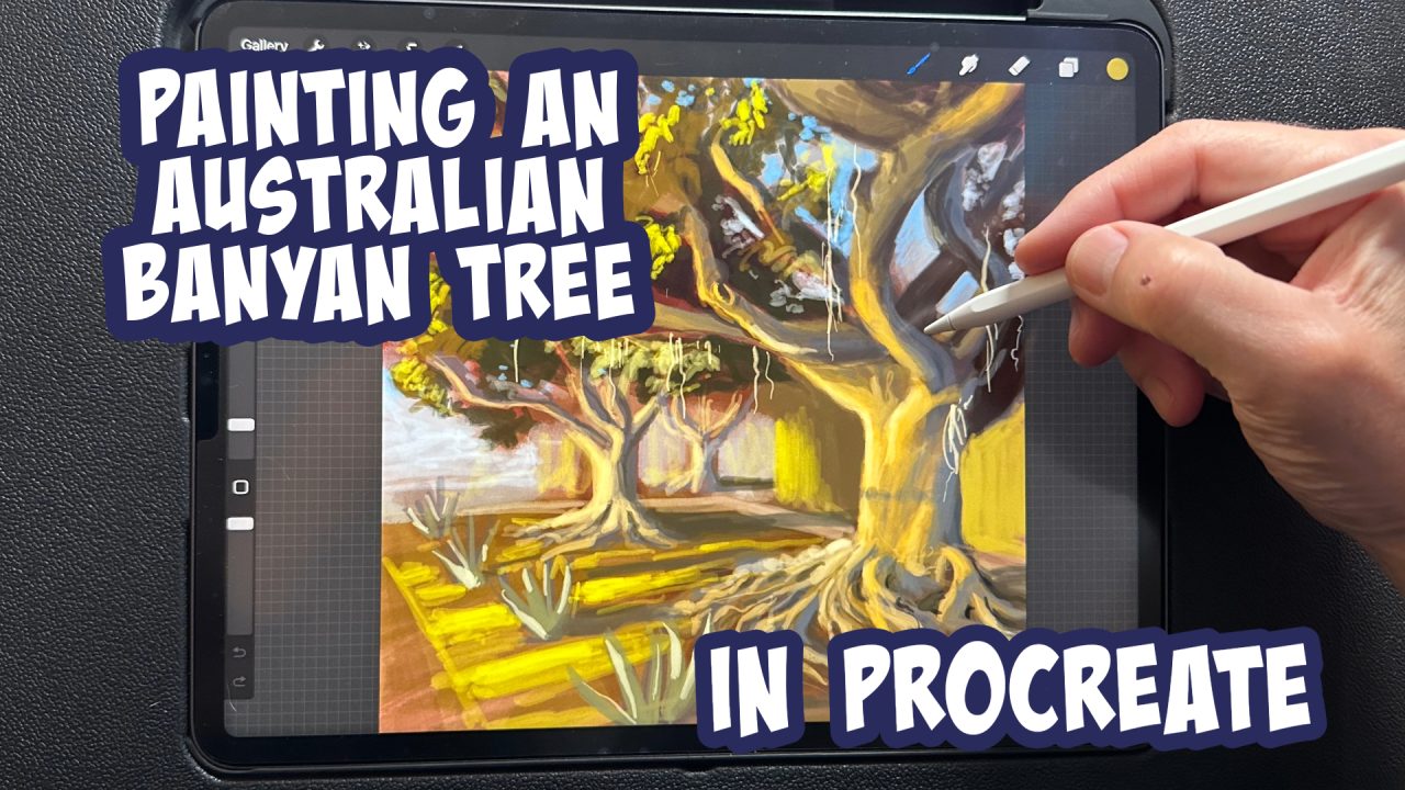 Painting an Australian Banyan Tree | Steve Thomason